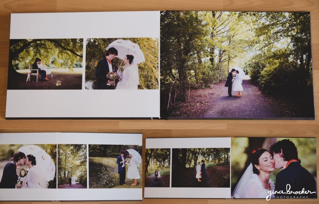 New Flush Mount Wedding Album - Gina Brocker Photography