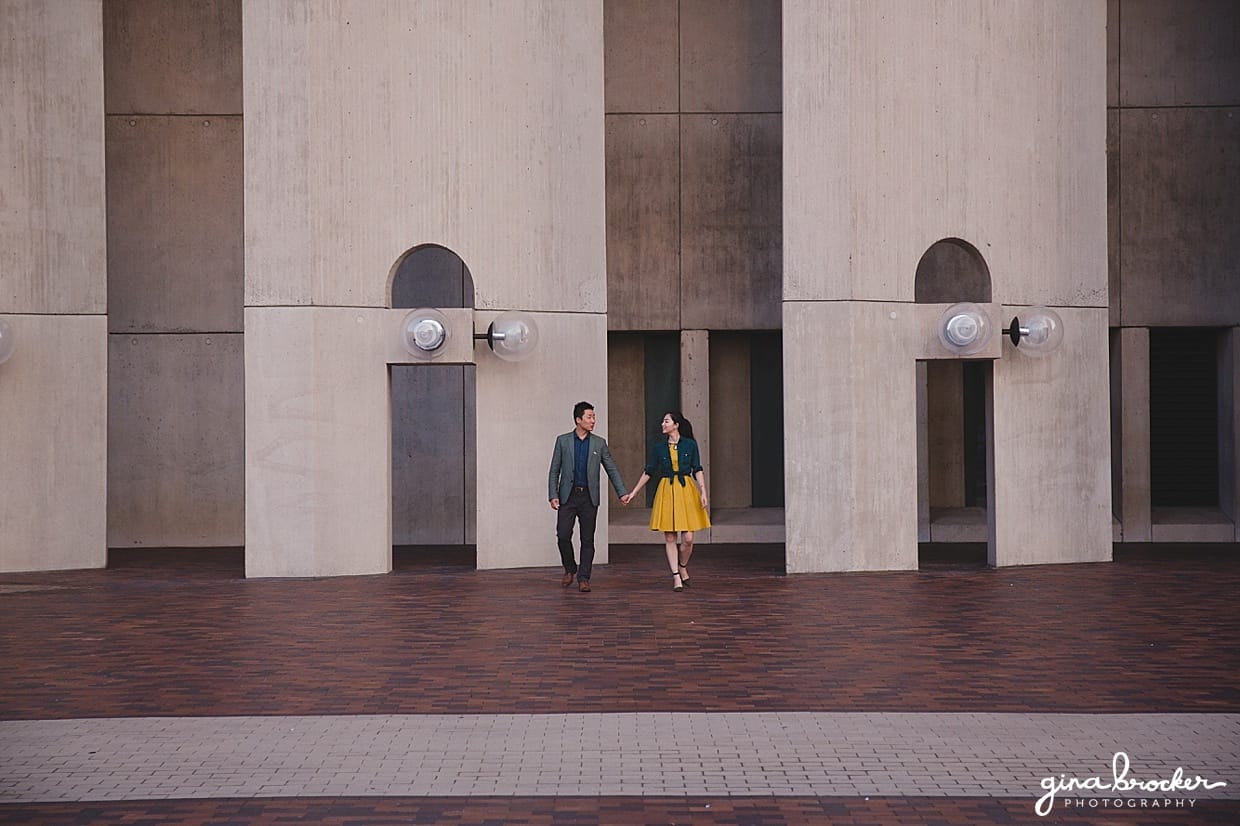 Nan & Bowen's Christian Science Center Engagement Session - Gina ...